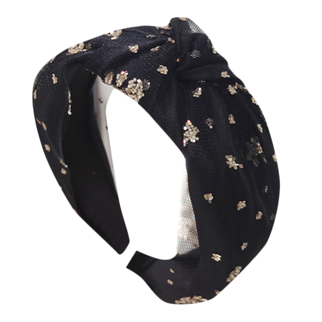 Baberdicy Hair Clips Women's Crystal Headband Fabric Hairband Head Wrap ...