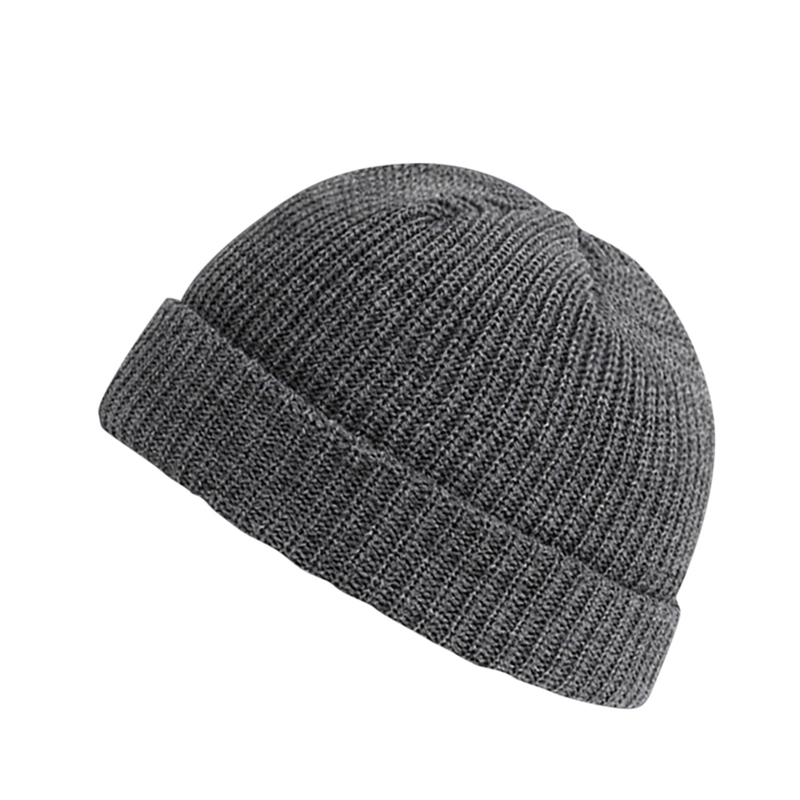 Baberdicy Hat Solid Fashion All Winter Warm Knitted Color Hat Unisex ...