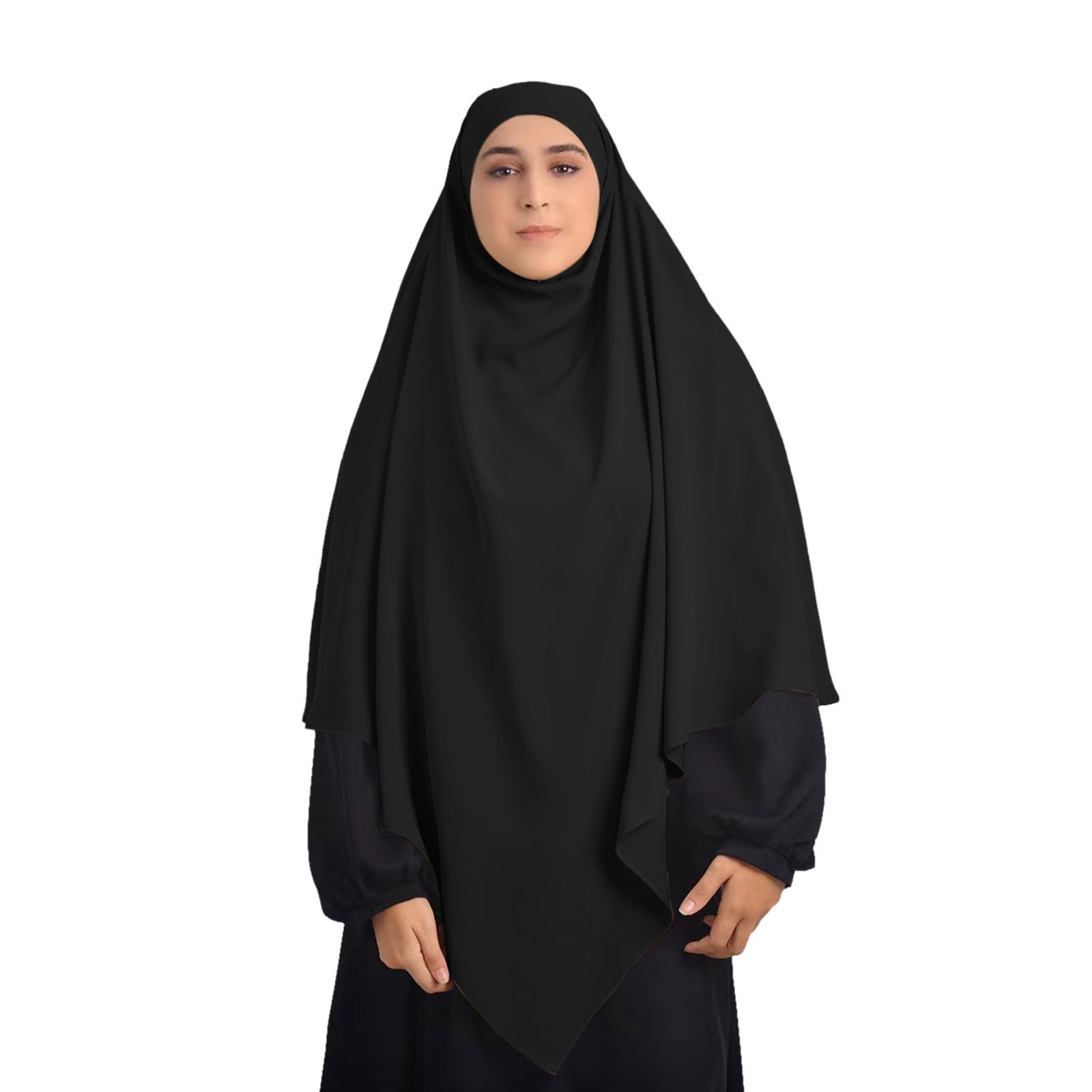 Baberdicy Head Wraps Turbans Color Pure Women's Long Islam Summer ...