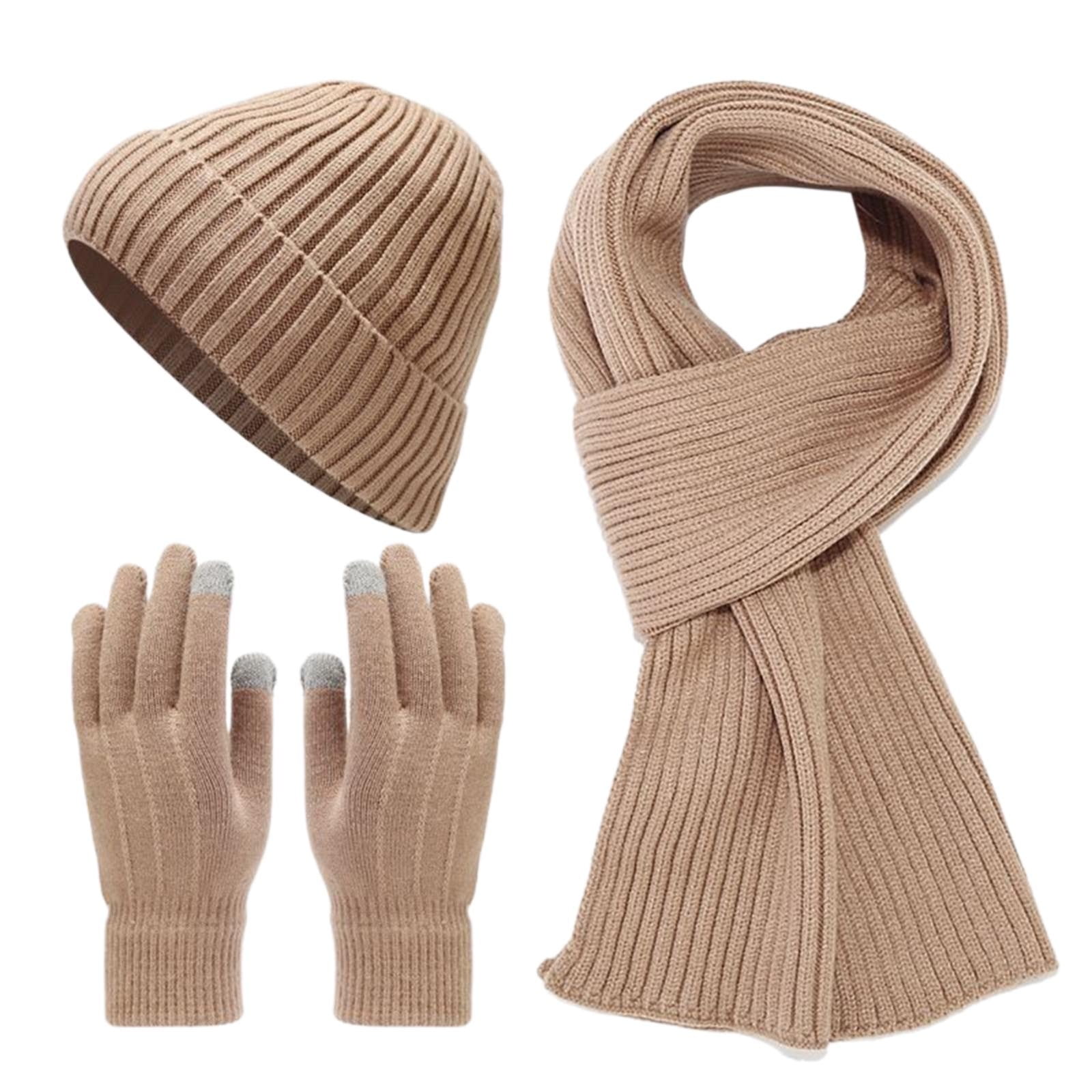 Baberdicy Head Wraps for Women's Hair Scarf Gloves Hat Set for Teen ...