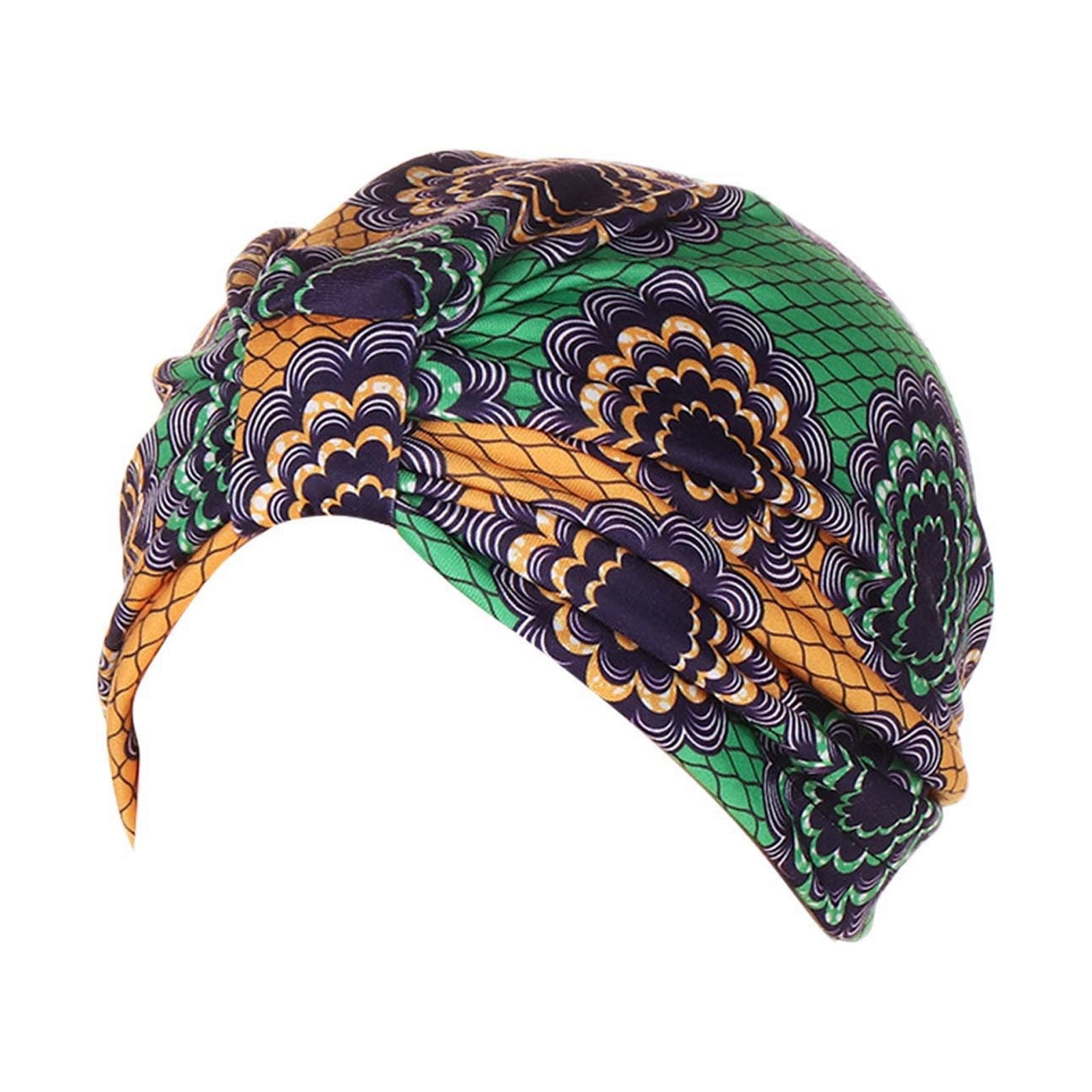 Baberdicy Head Wraps for Women's Hair Women Knot Fashion Pleated Turban ...