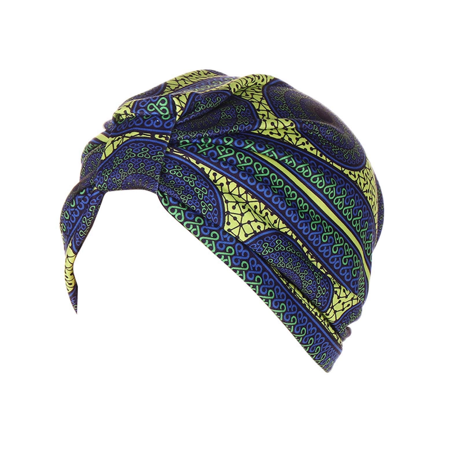 Baberdicy Head Wraps for Women's Hair Women Knot Fashion Pleated Turban ...