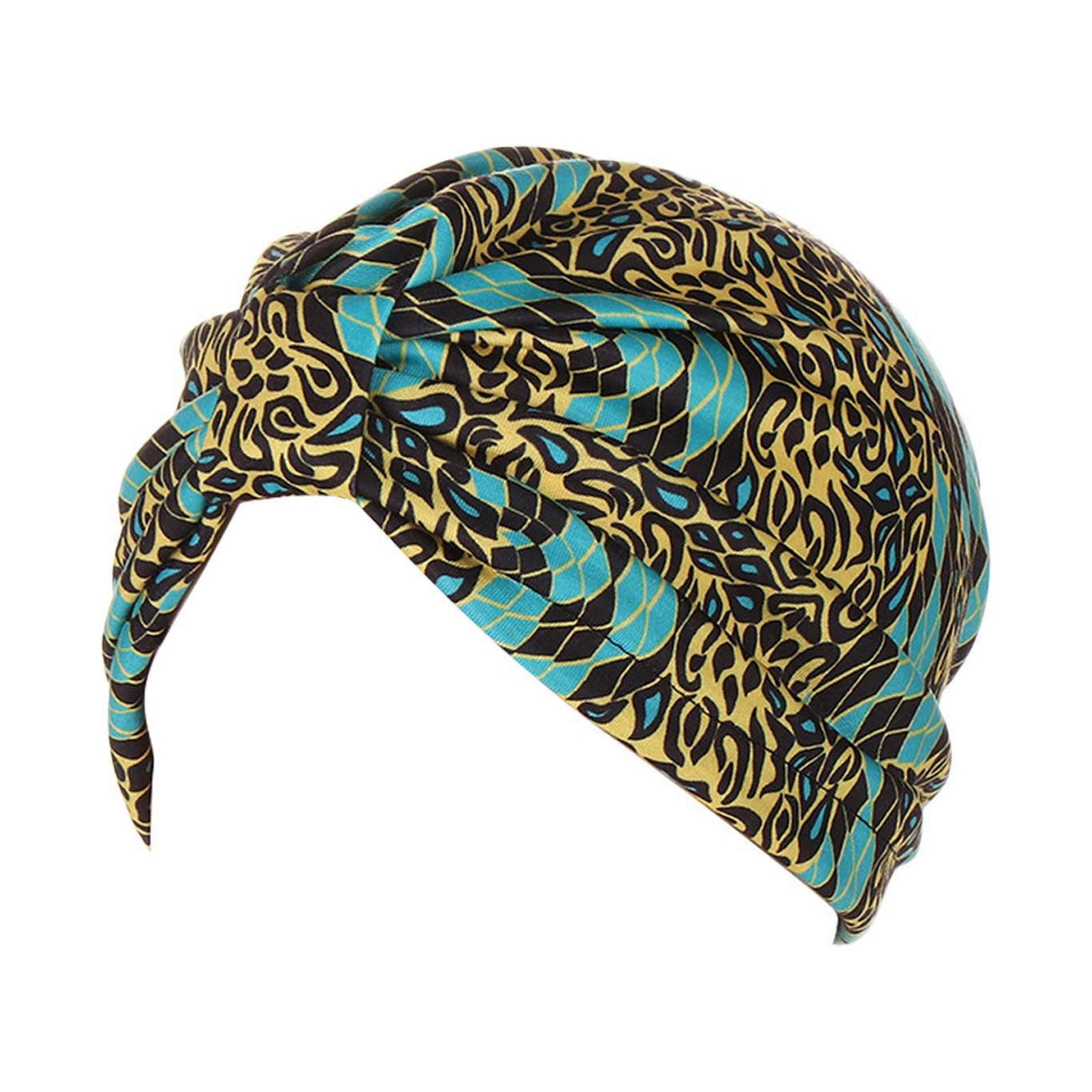 Baberdicy Head Wraps for Women's Hair Women Knot Fashion Pleated Turban ...