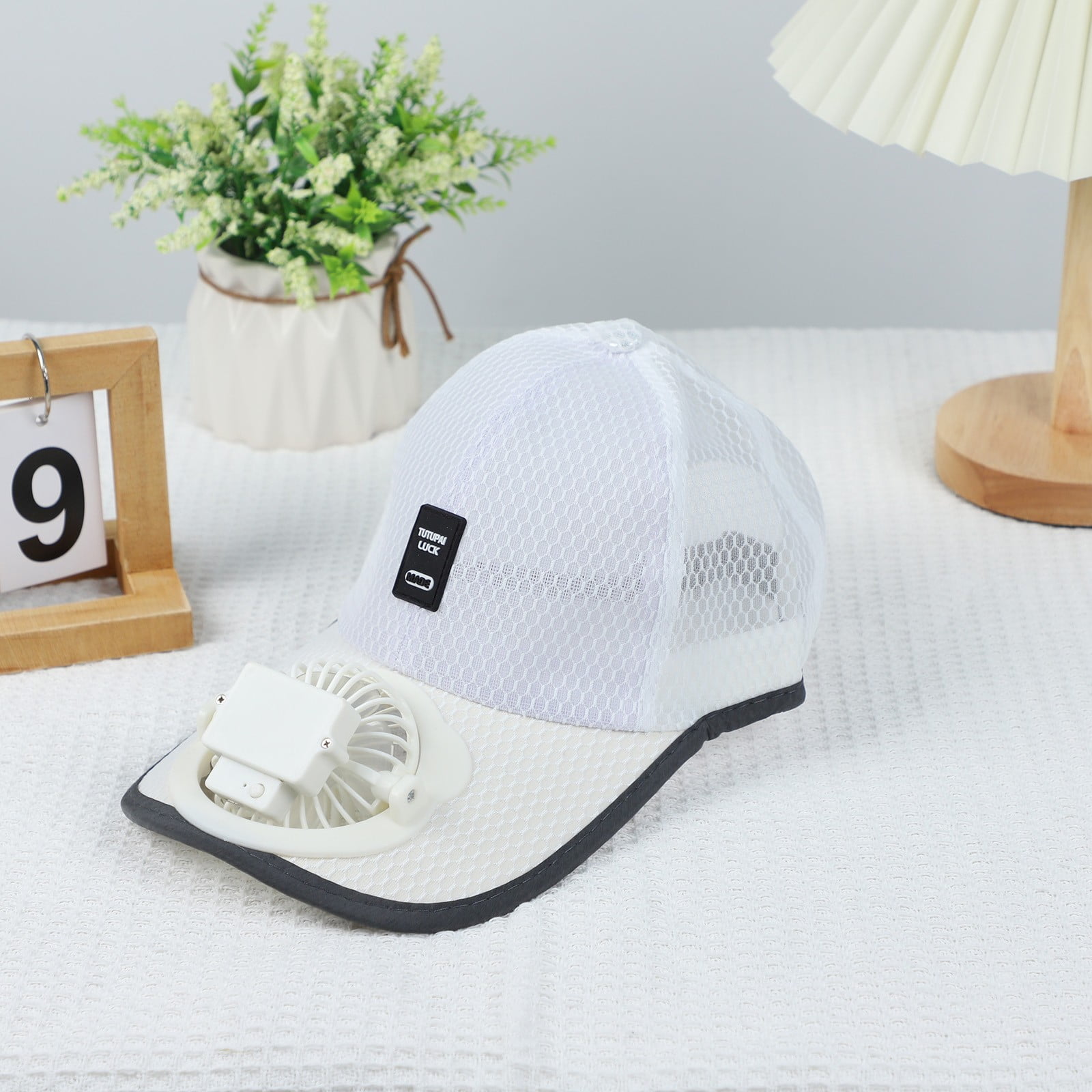 Baberdicy Pc Hat + Charging Cable + Fan Blade Big Deal Summer Fan ...