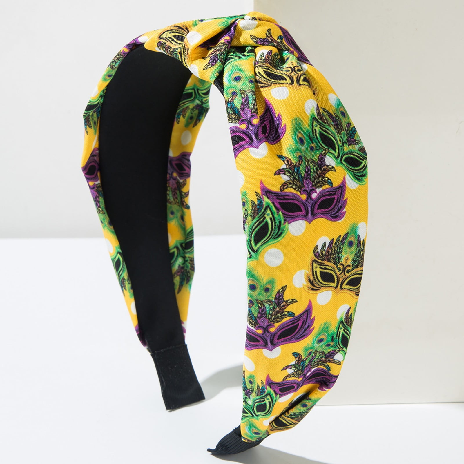 Baberdicy Printed Knot Headband for Parties, Festival Hair Accessory ...
