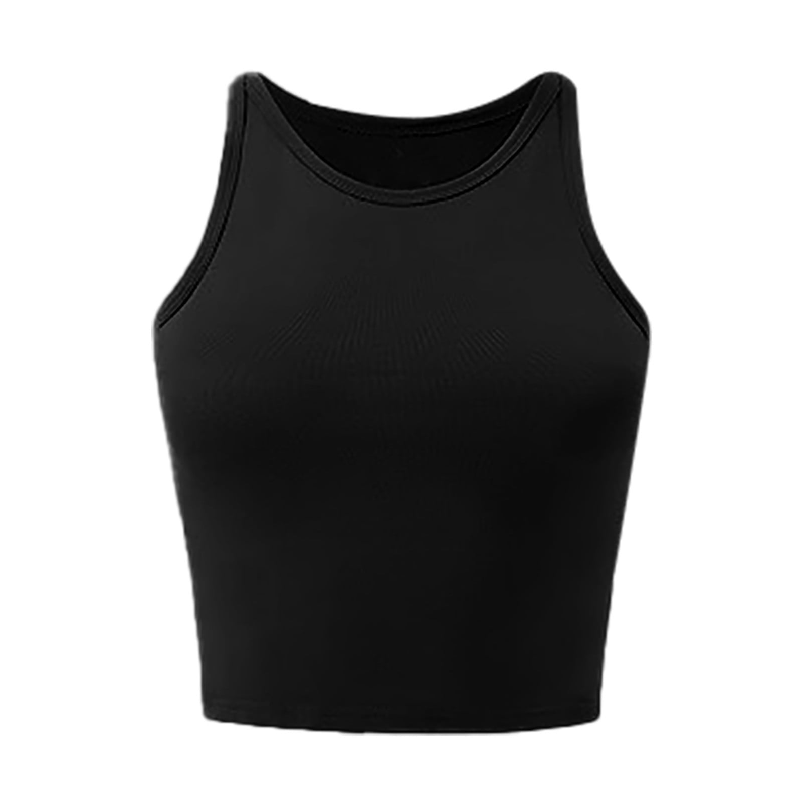 Baberdicy Women Basic Crop Tank Tops Cingard Shoulder Slim Short Navel ...