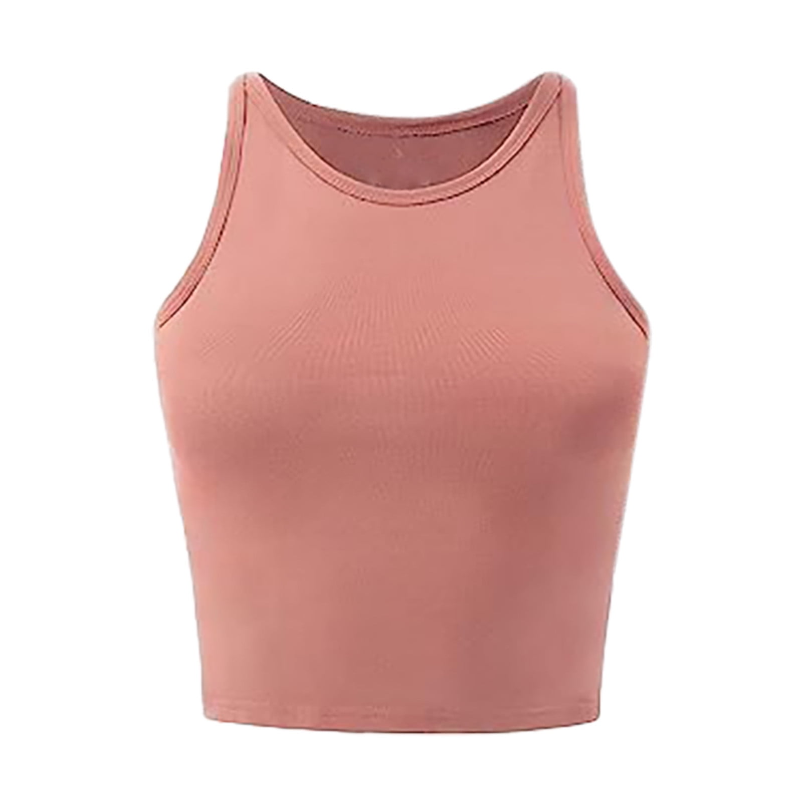 Baberdicy Women Basic Crop Tank Tops Cingard Shoulder Slim Short Navel ...