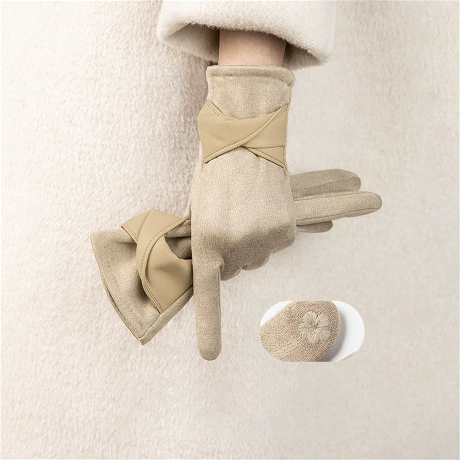 Baberdicy Women's Basic Fashion Gloves, Simple Knit Hand Warmers, Wrist ...