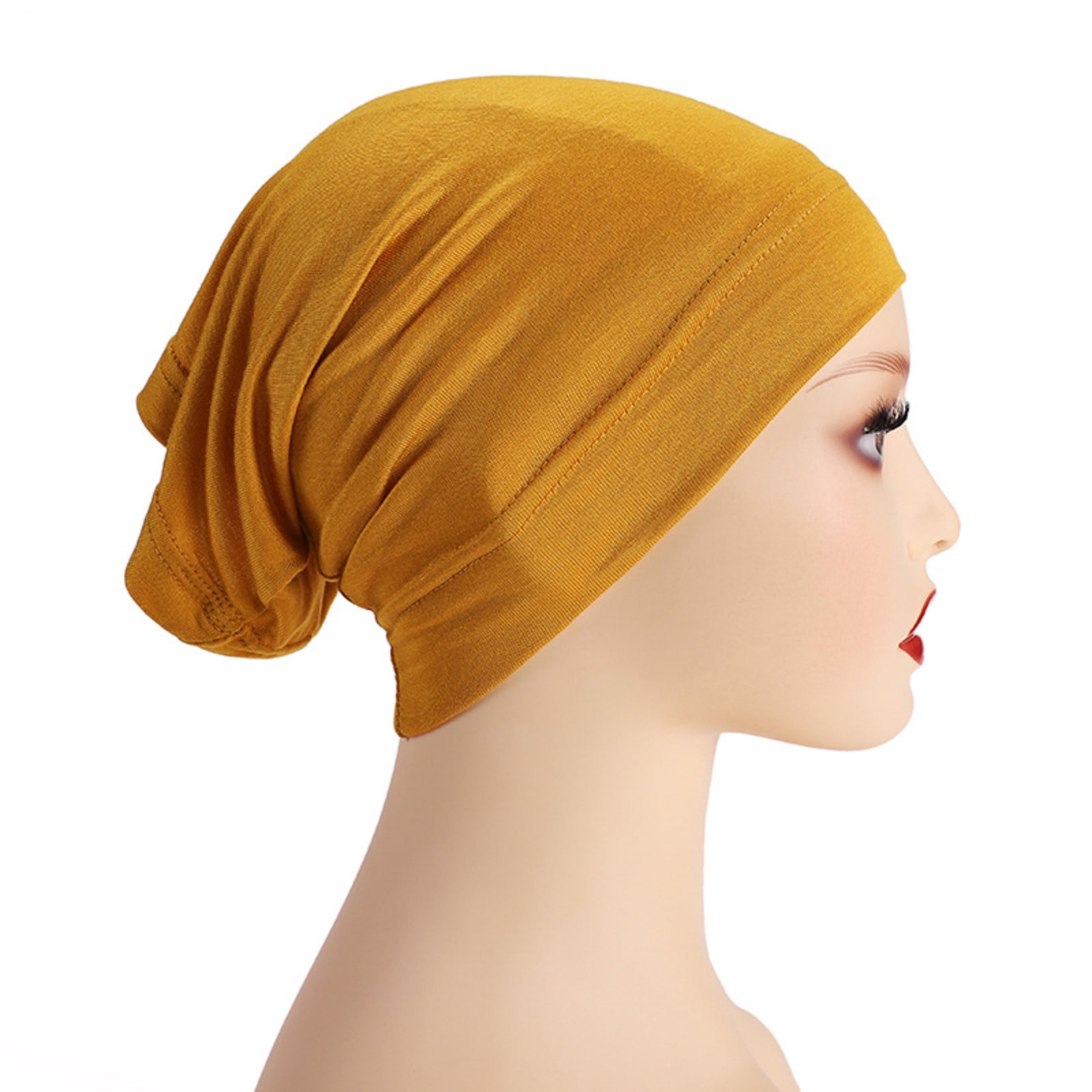 Baberdicy Women's Pre-Tied Turban - Slip-On Head Wrap - Seamless ...