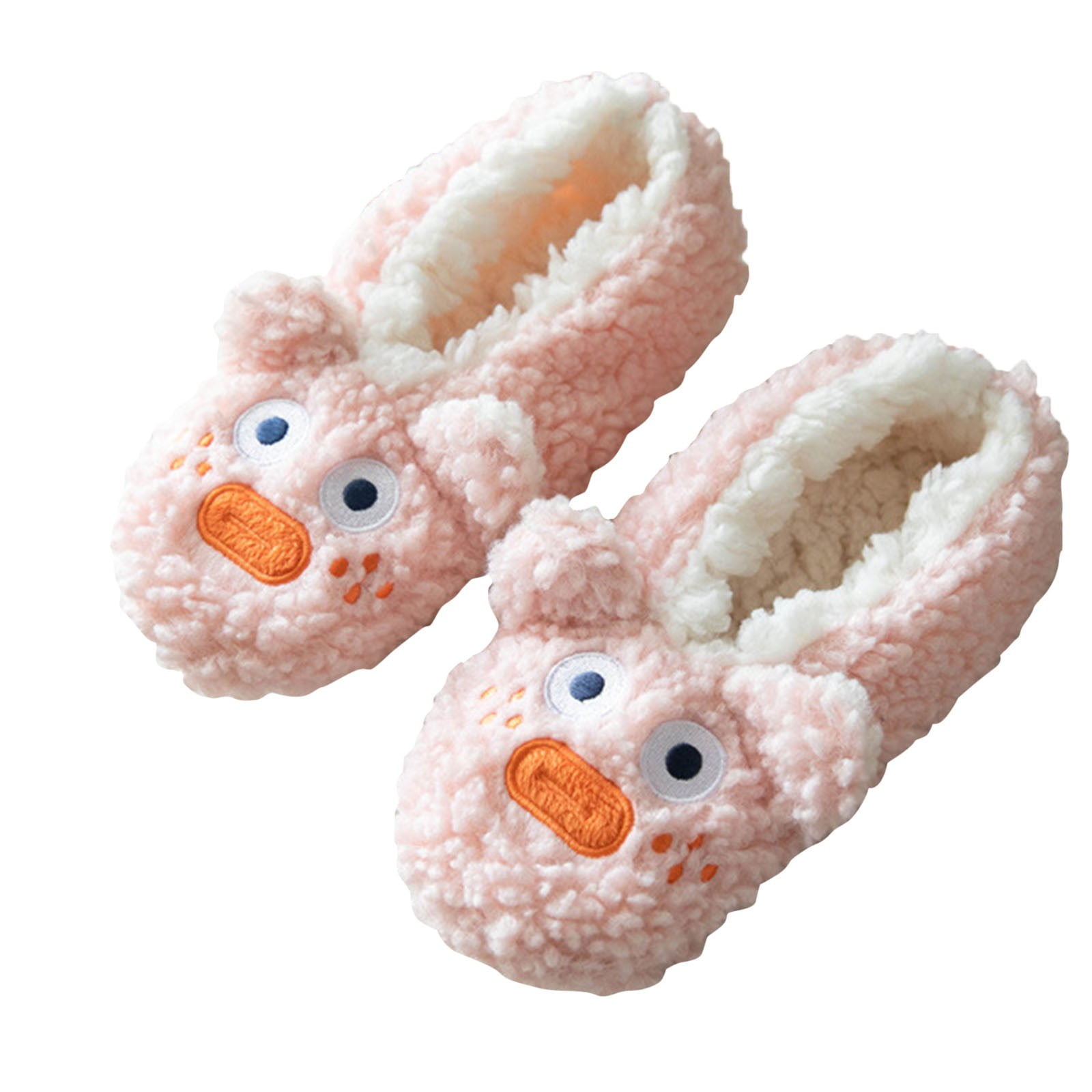 Baberdicy Women's Slipper Socks Warm Fuzzy Fleece-lined Indoor Anti ...