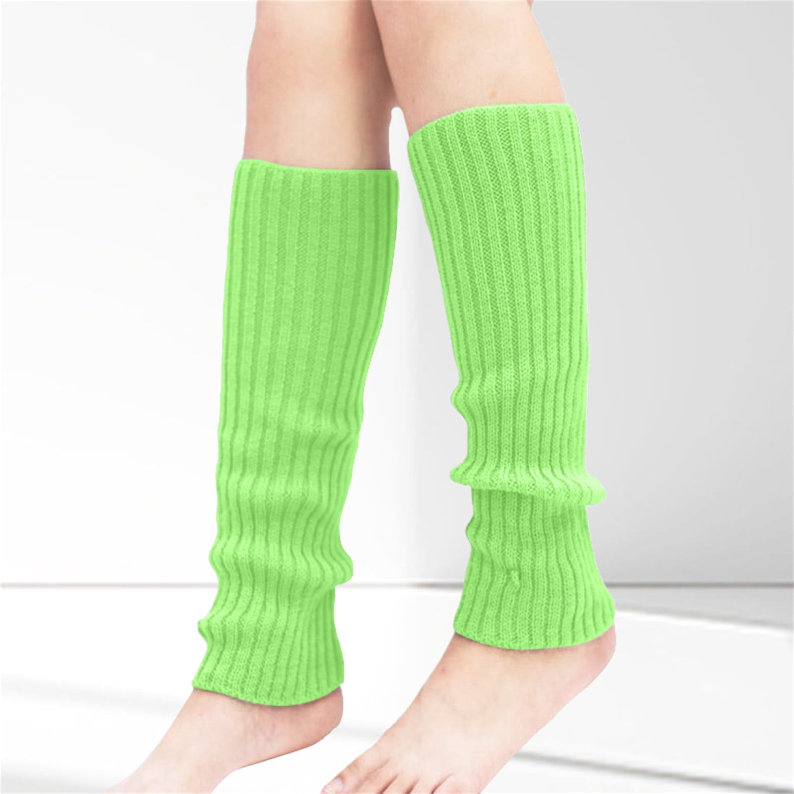 Baberdicy Women's Slouchy Mid-Calf Socks, Knit Boot Cuffs, Casual Leg ...
