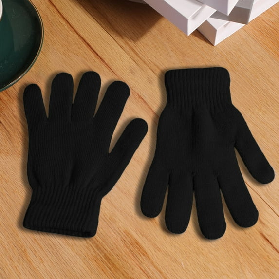 Baberdicy Women's Thermal Winter Gloves, Fleece Lined Hand Warmers ...