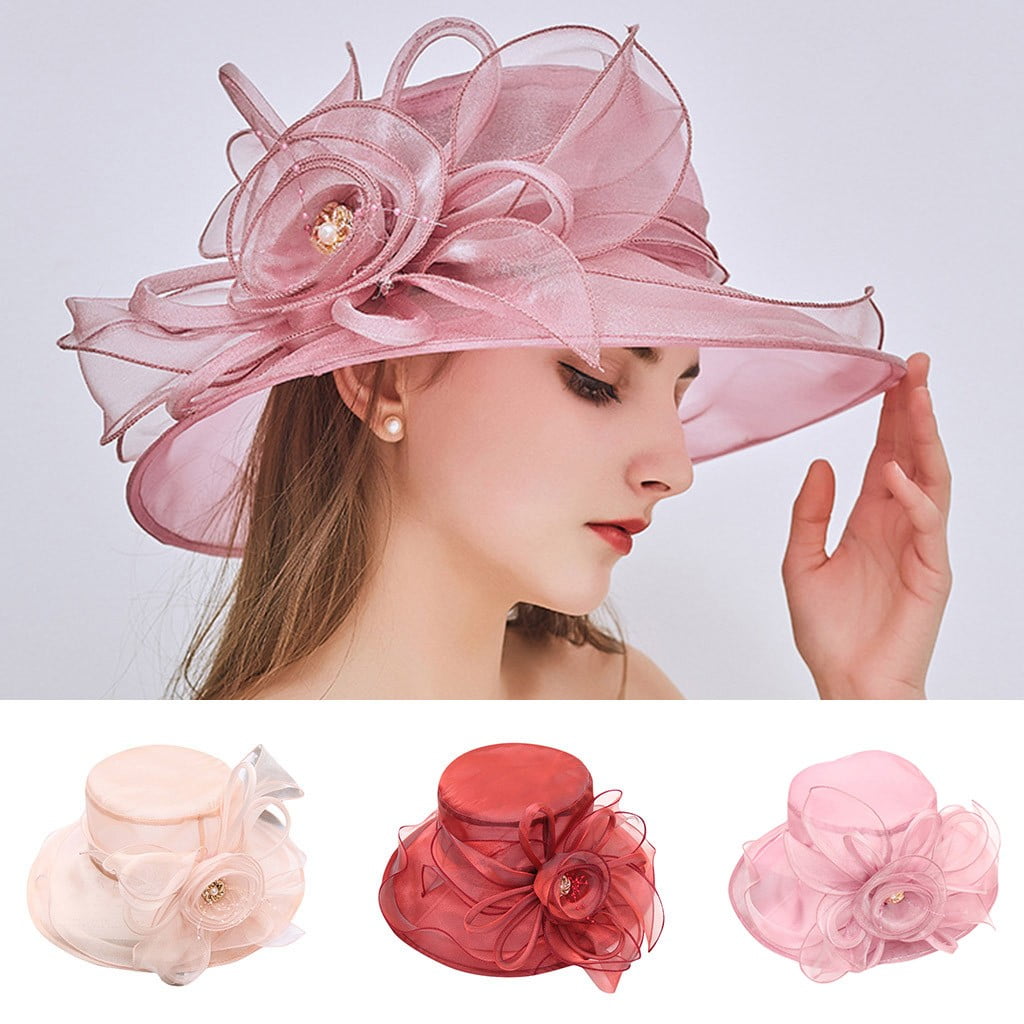 Baberdicy Women's Wedding Fascinator Hat, Small Birdcage Veil with Bow ...