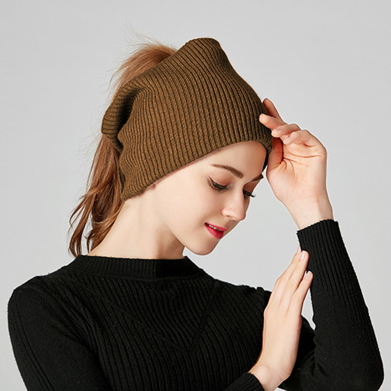 Baberdicy Wool Neck Gaiter & Cervical Support Collar - Warm Winter Neck ...