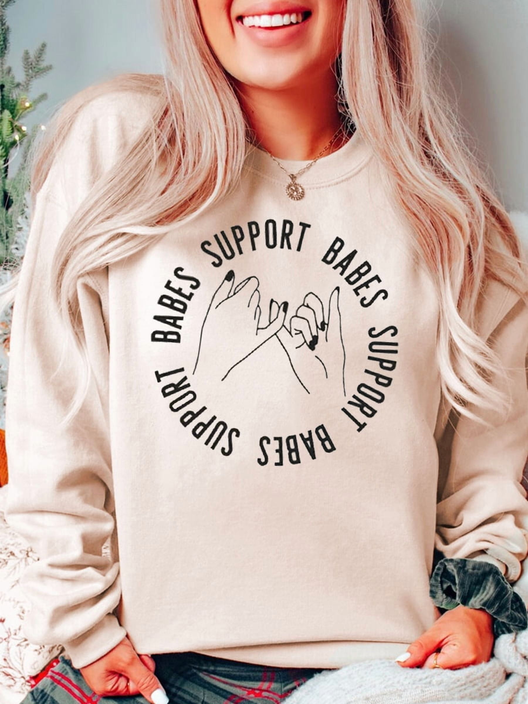 Babes Support Babes Crew T-Shirts - Walmart.com