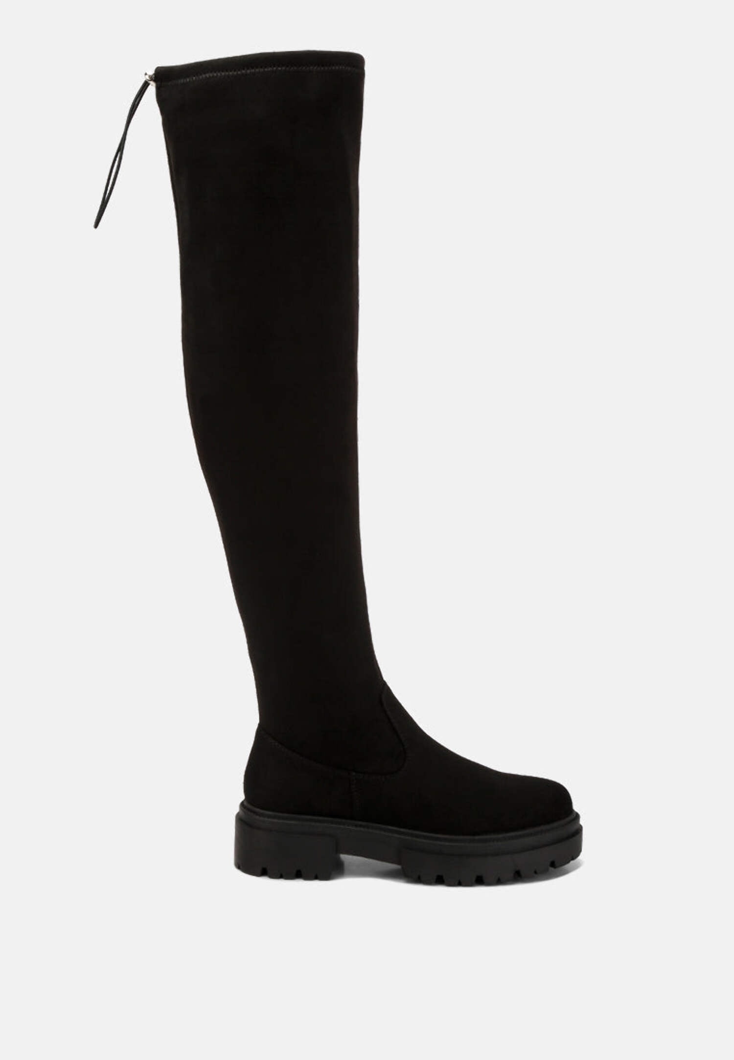 Babette Drawstring Detail Knee High Boots - Walmart.com