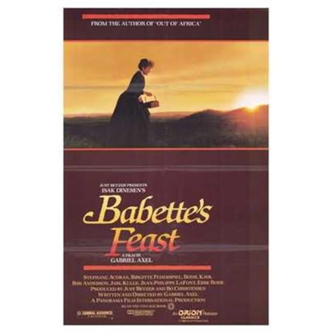 Babettes Feast Movie Poster - 11 x 17 in. - Walmart.com