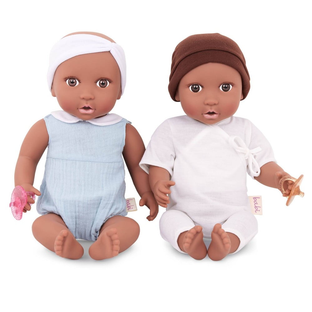 Babi by Battat 14" Baby Doll Twins, 14-Inch Newborn Girl and Boy Dolls ...
