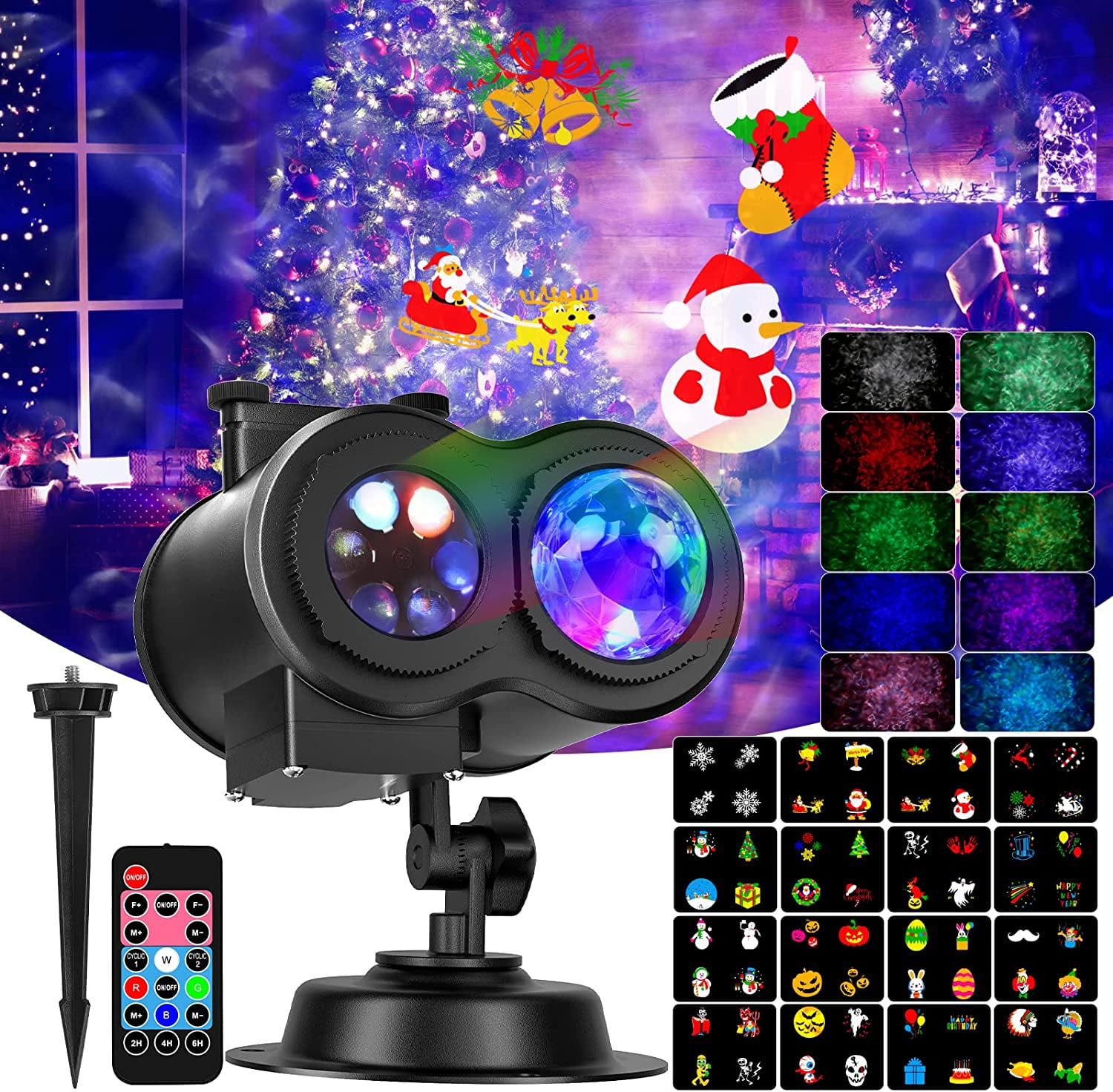 Babibeauty Christmas Projector Lights Outdoor, Thanksgivng Light ...