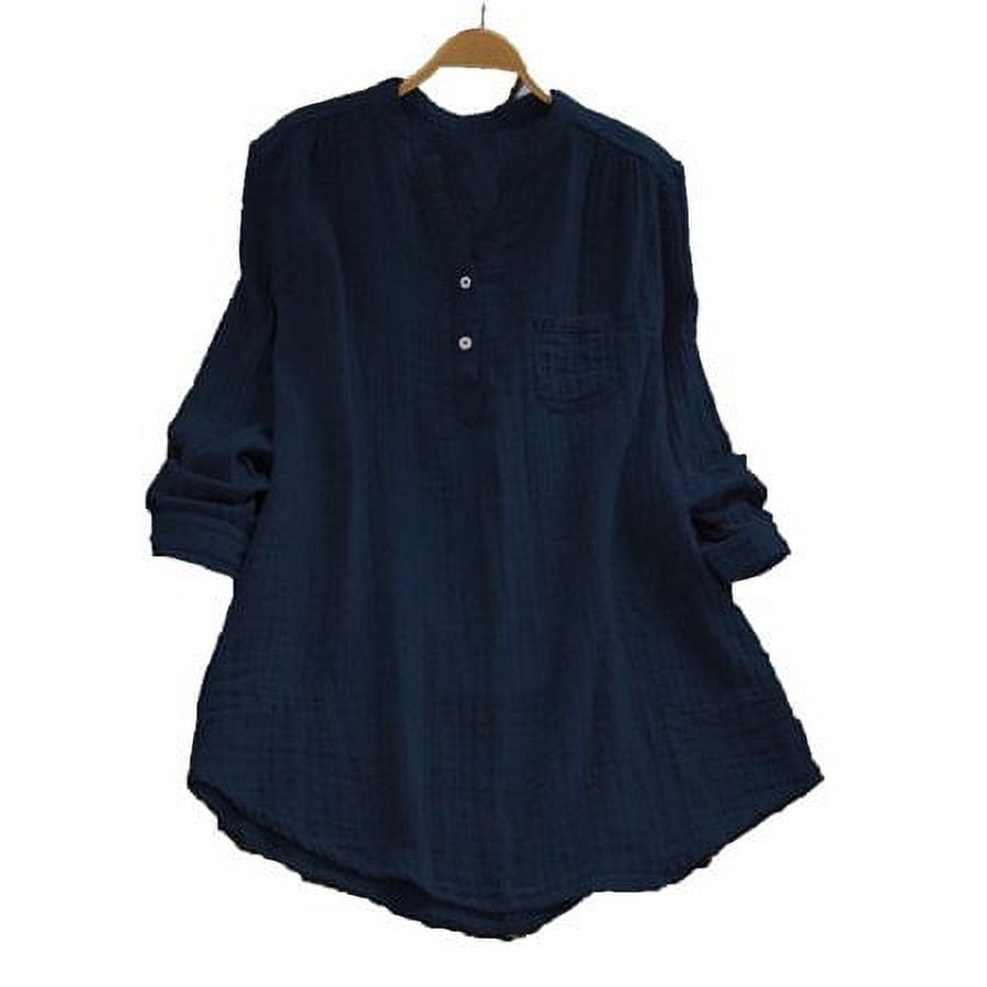 Babibeauty Women Summer Gypsy Baggy Tunic Tops Shirt Long Sleeve Blouse ...