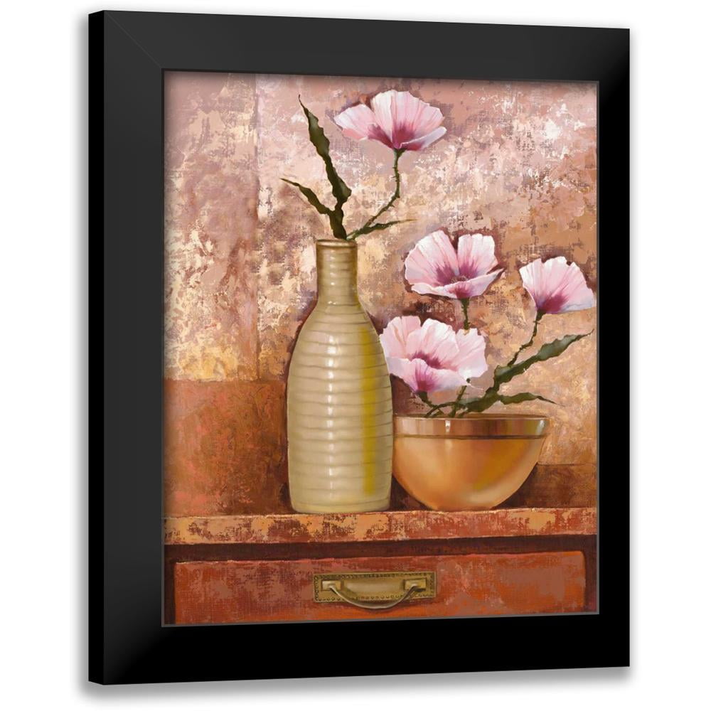 Babichev 12x14 Black Modern Framed Museum Art Print Titled - Cottage Kitchen II - Walmart.com