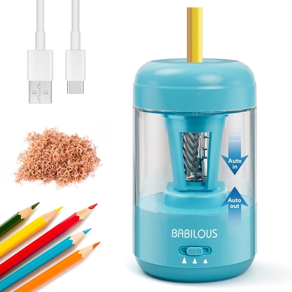 Babilous Electric Pencil Sharpener, Automatic Pencil Sharpener for ...