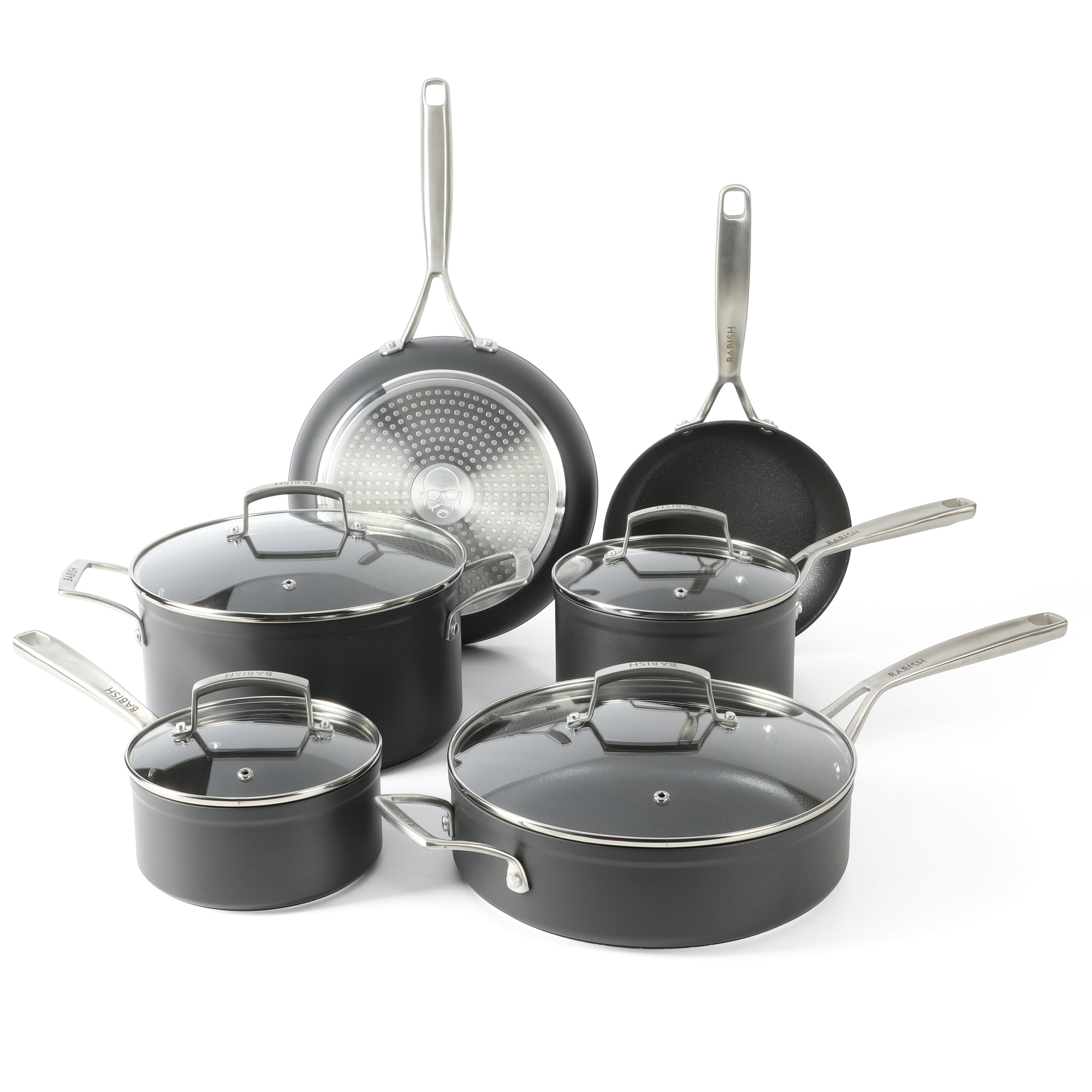 Babish 10-Piece Non-Stick Cookware Set - Walmart.com