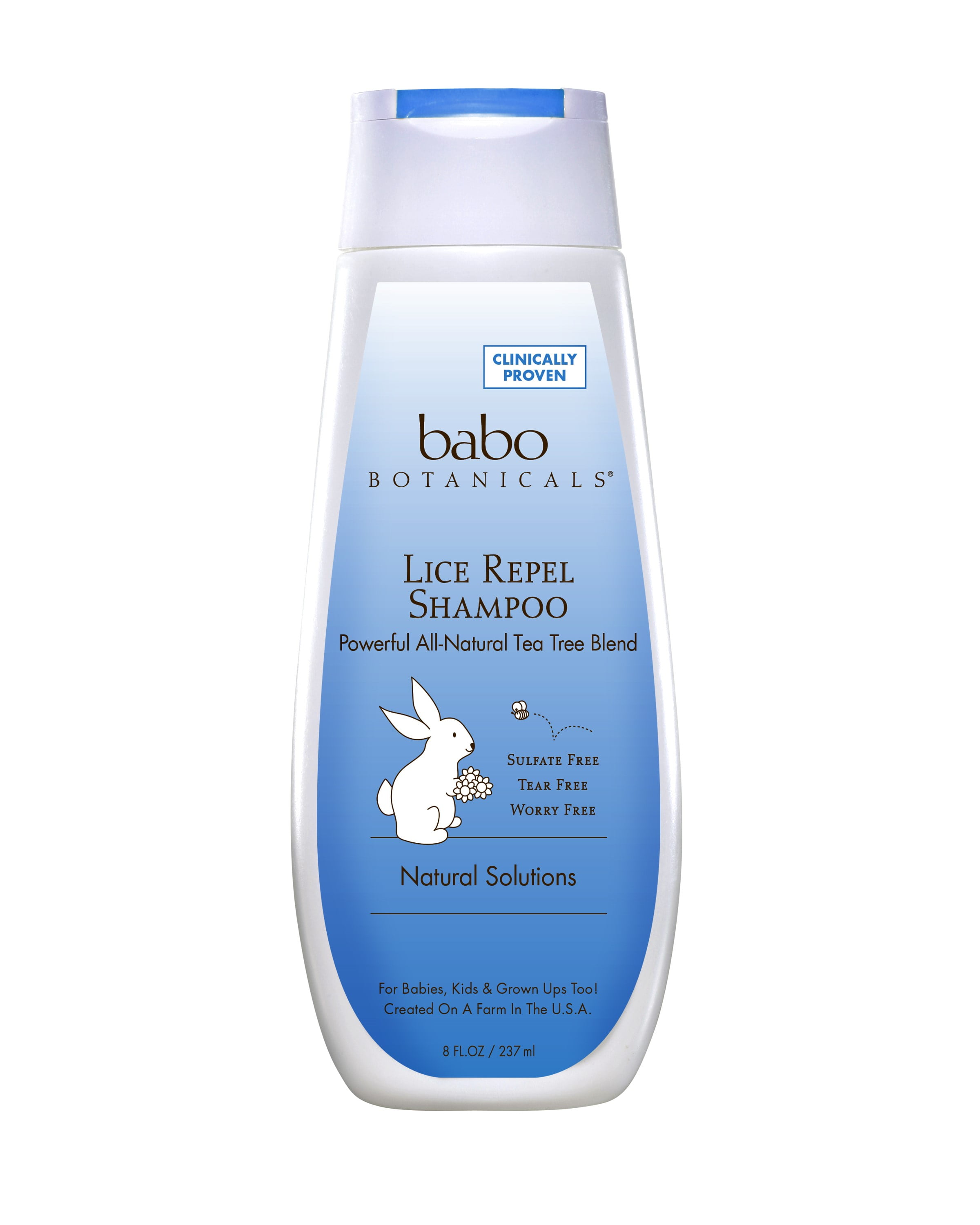 Babo Botanicals Babo Botanicals Lice Repellent Shampoo, 8 Oz - Walmart.com