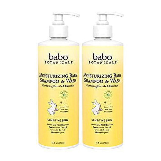Babo Botanicals Babo Botanicals Moisturizing Baby Shampoo and Wash ...