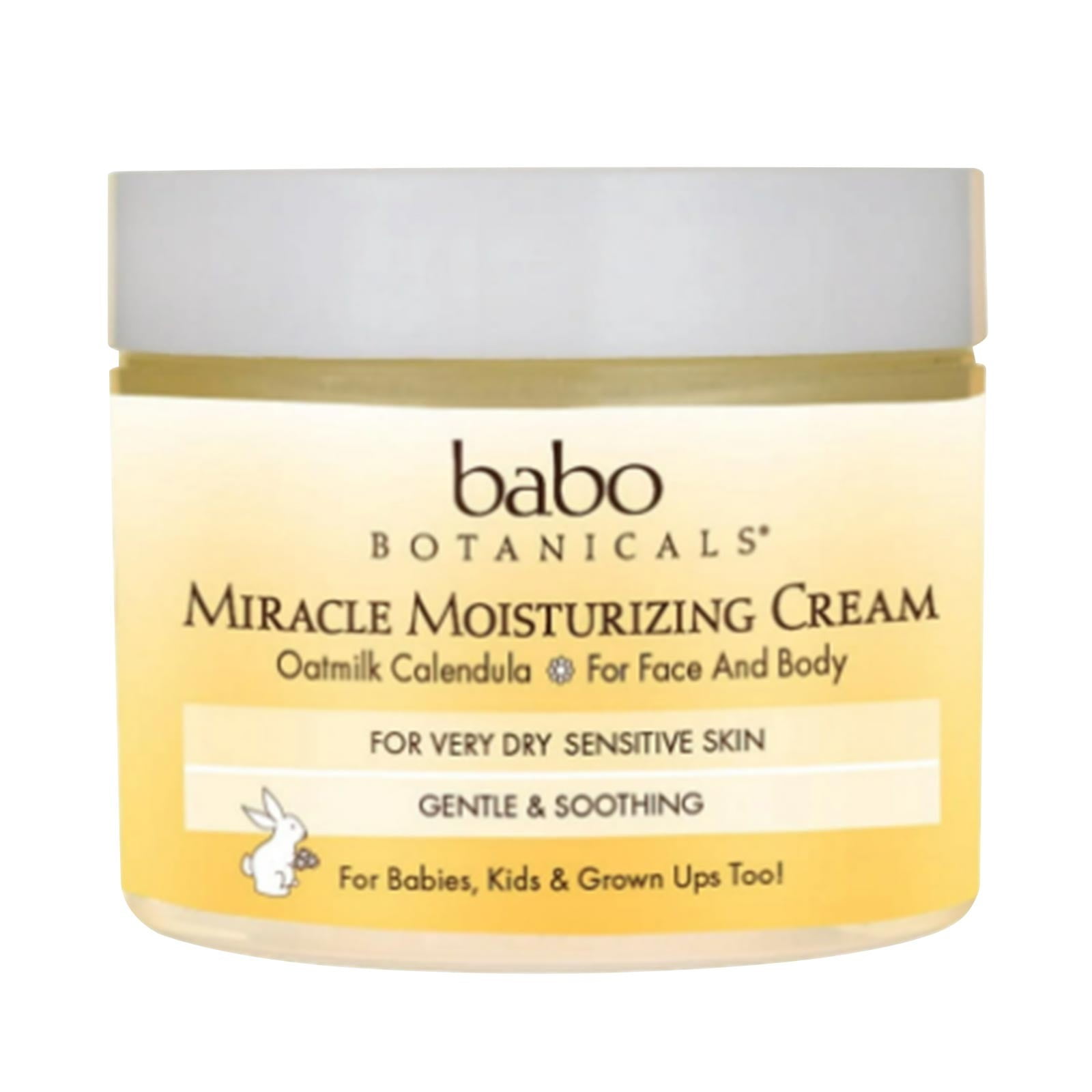 Babo Botanicals Miracle Moisturizing Cream Oatmilk Calendula For Face ...