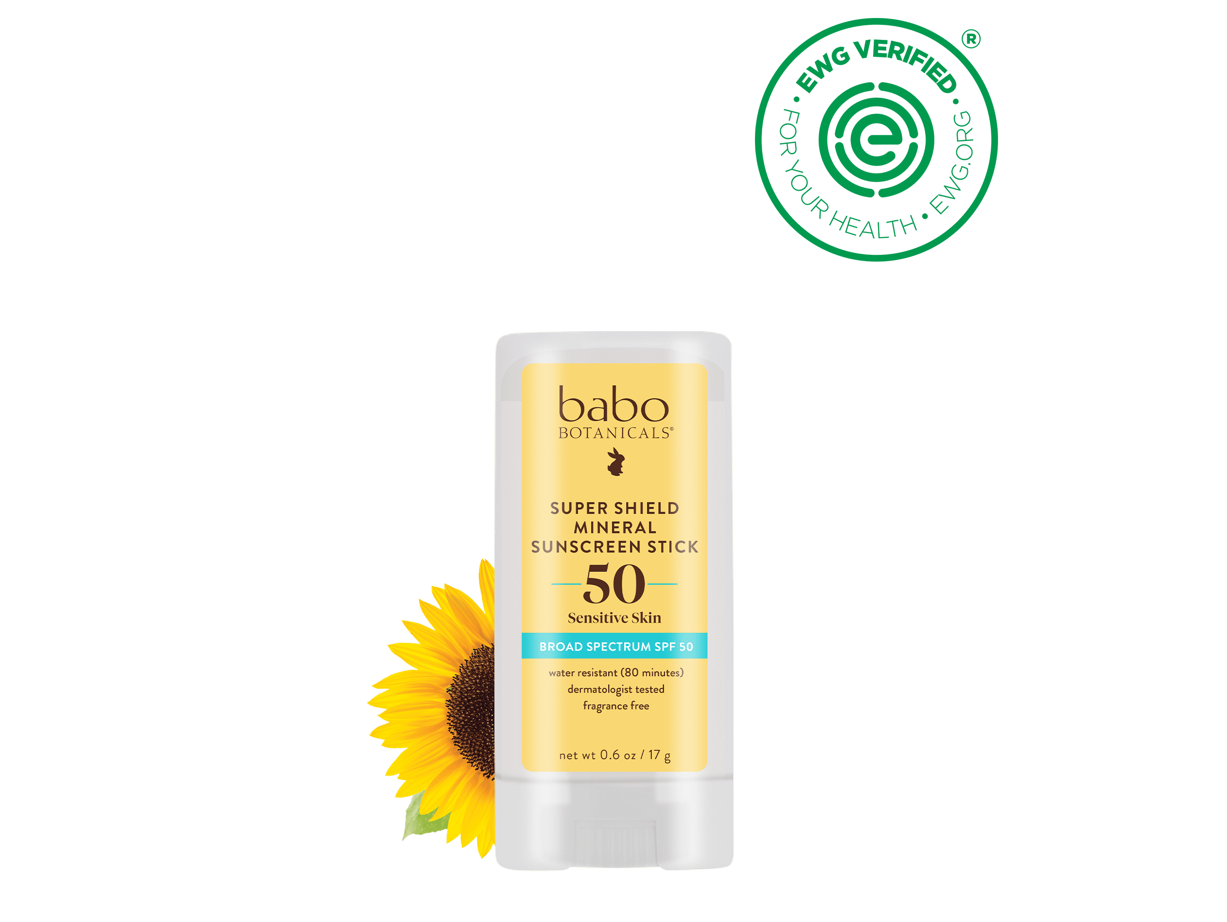 Babo Botanicals Zinc Sport Stick Sunscreen SPF 50, 0.6 Oz - Walmart.com