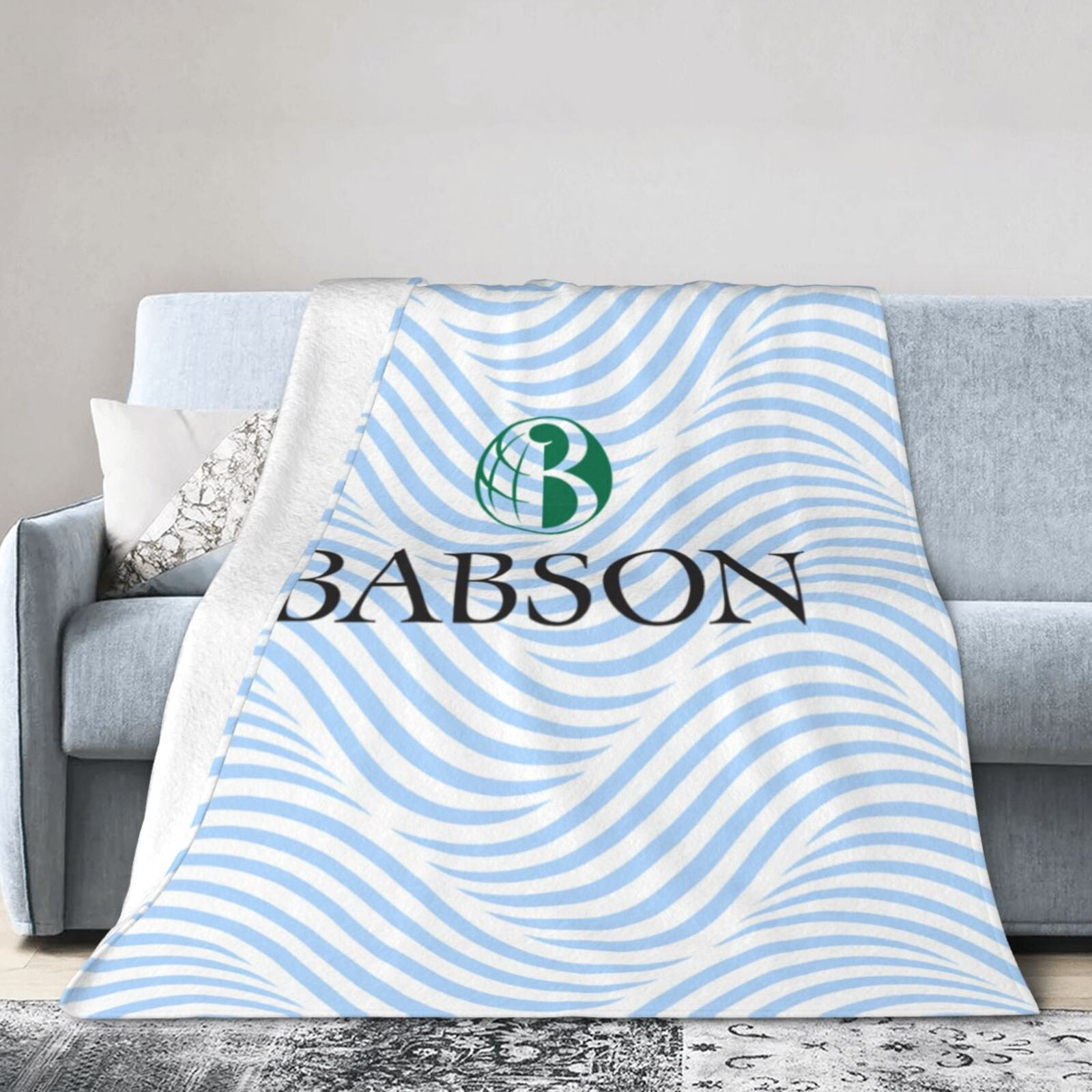 Babson College Logo Fleece Blanket, Very Soft Microfiber Flannel ...