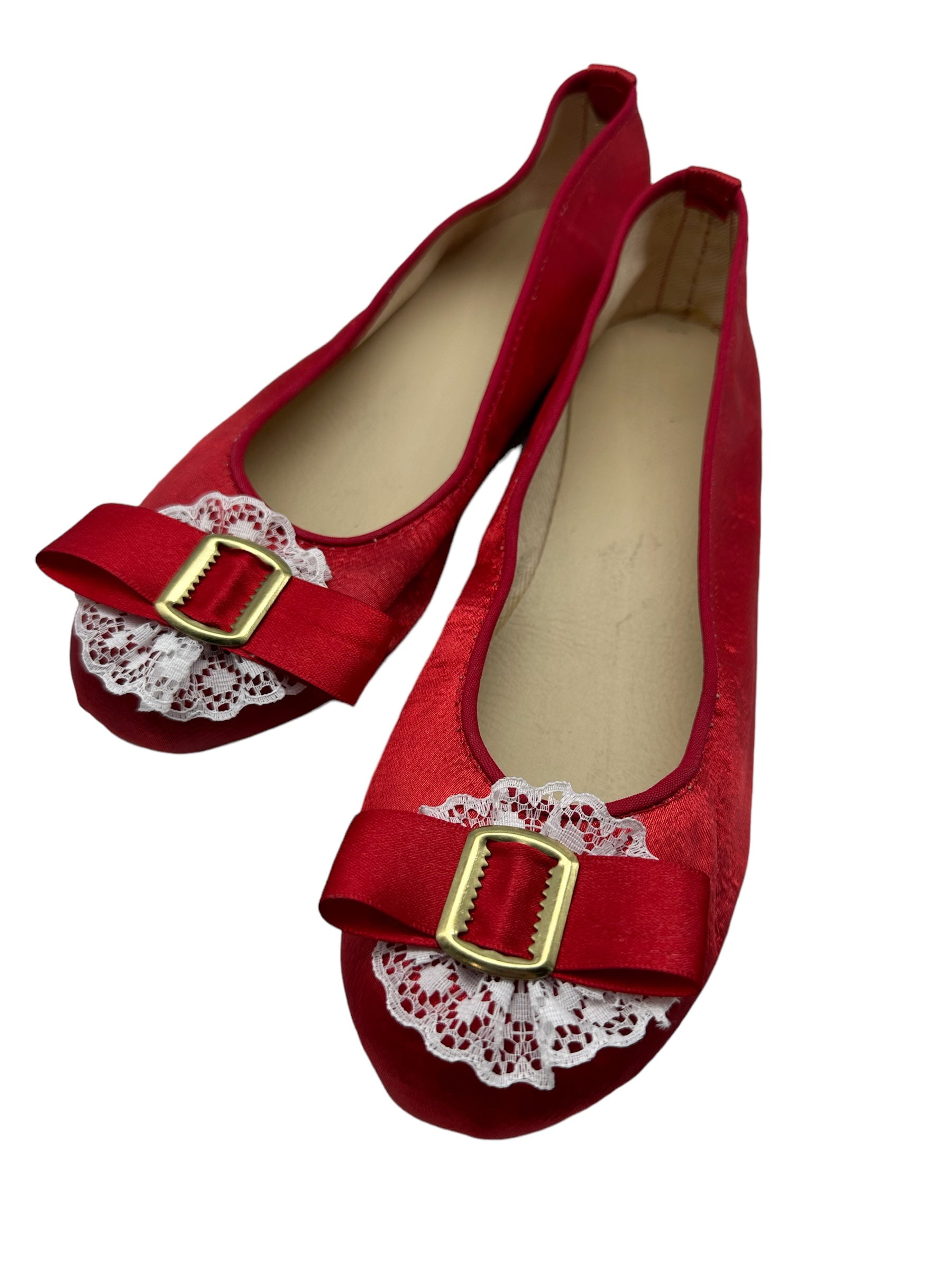 Babucha - Panamanian Pollera Shoes Panama (Red, 7) - Walmart.com