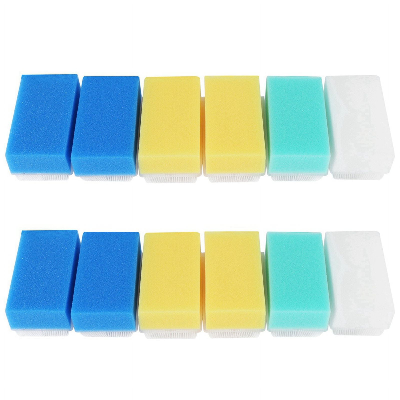 Baby (12 Pieces) Soft Foam Washer with Cradle Cap Brush Body,Hair and ...