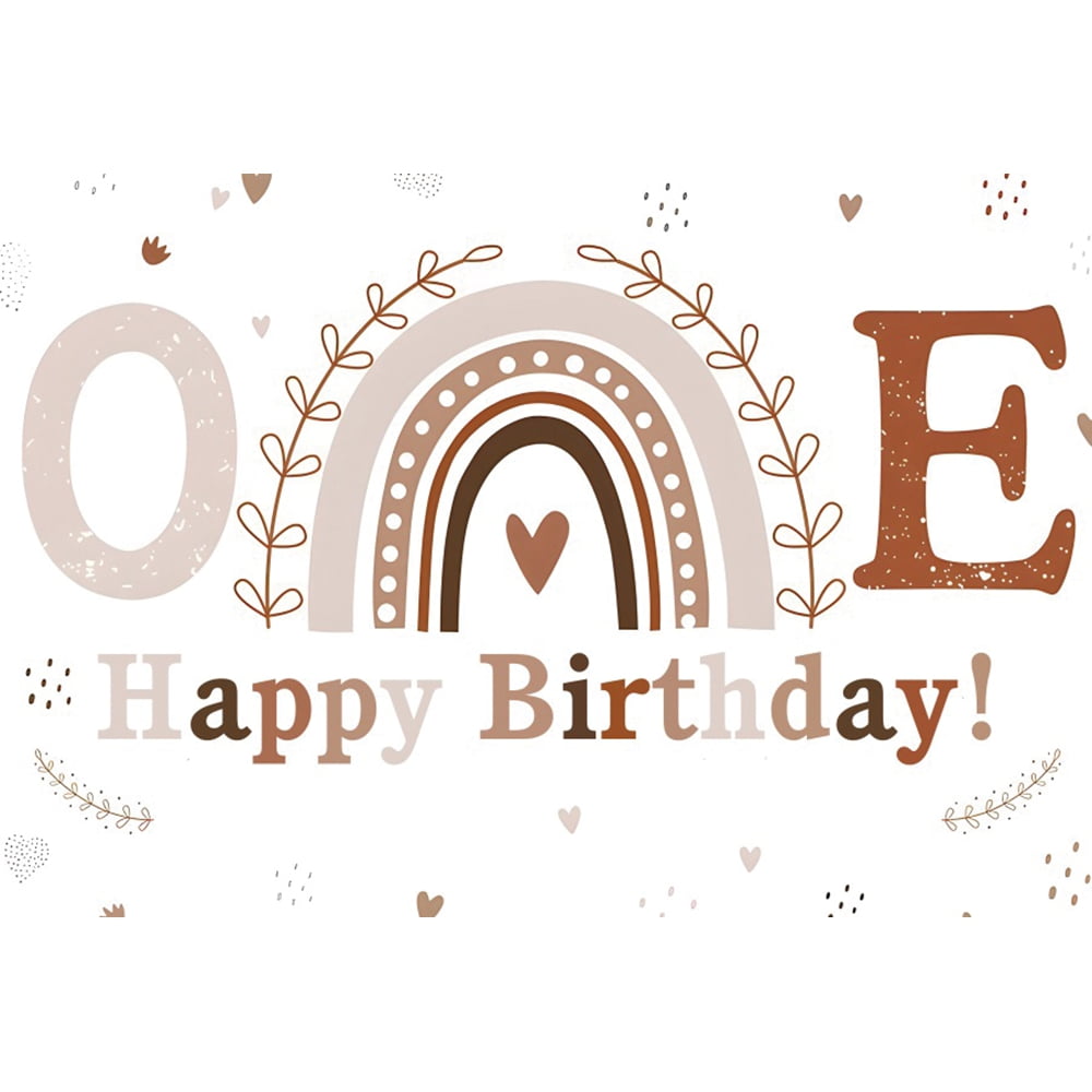 Baby 1st Birthday Boho Backdrops Photography Sunshine Flower Butterfly ...