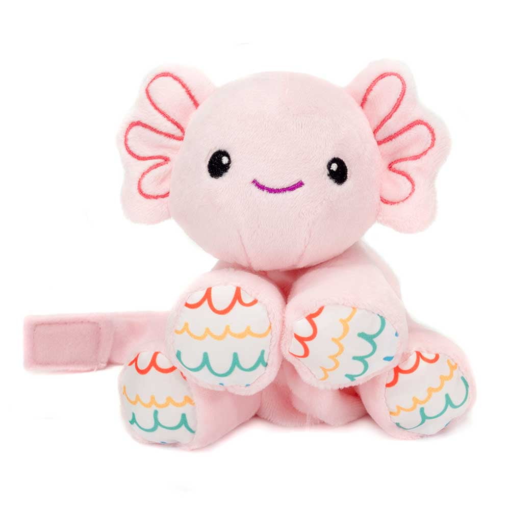Baby 4” Floppy Body Axolotl Pacifier Holder - Adorable Soft Plush ...