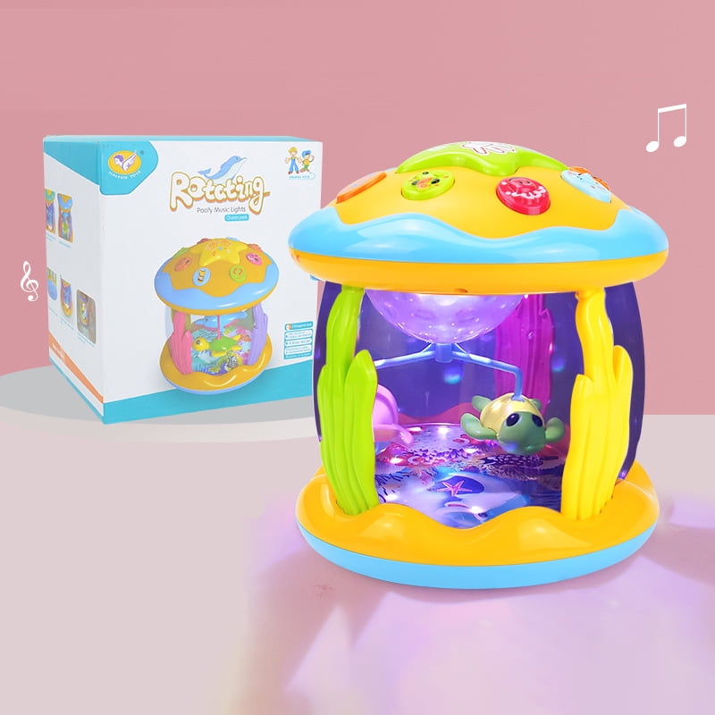 Baby 4 in 1 Tummy Time Crawling Toy Early Learning Sea Animals Sensory ...
