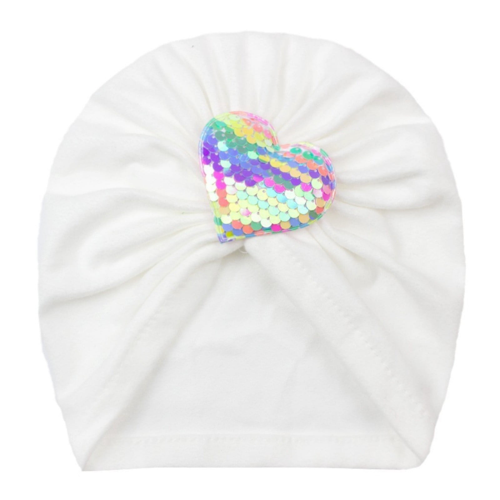 Baby Accessory for Little Cozy Reversible Knit Winter Hat with Glitter ...
