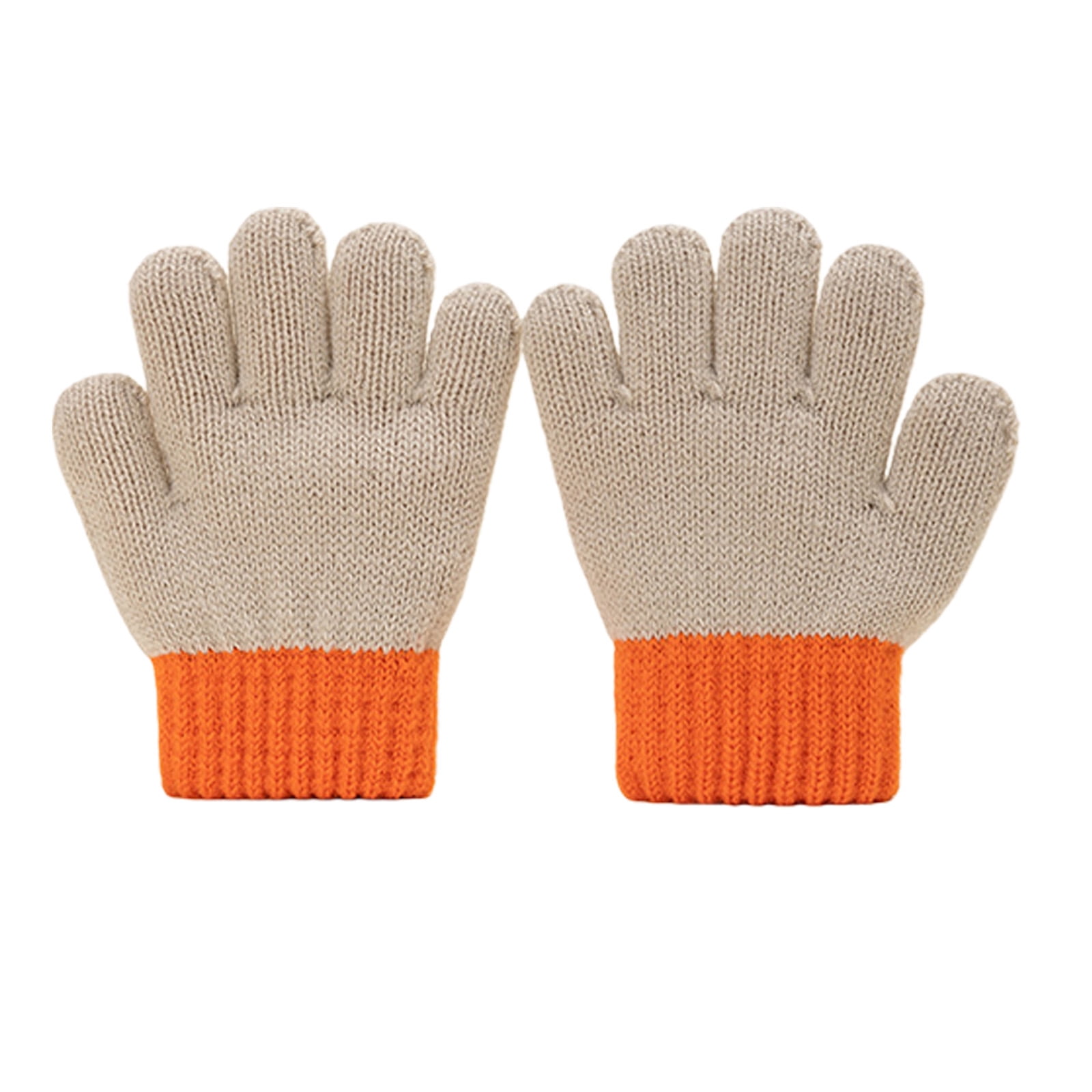 Baby Acrylic Knit Gloves Soft Warm Winter Mittens For Infant 2-4 Years ...