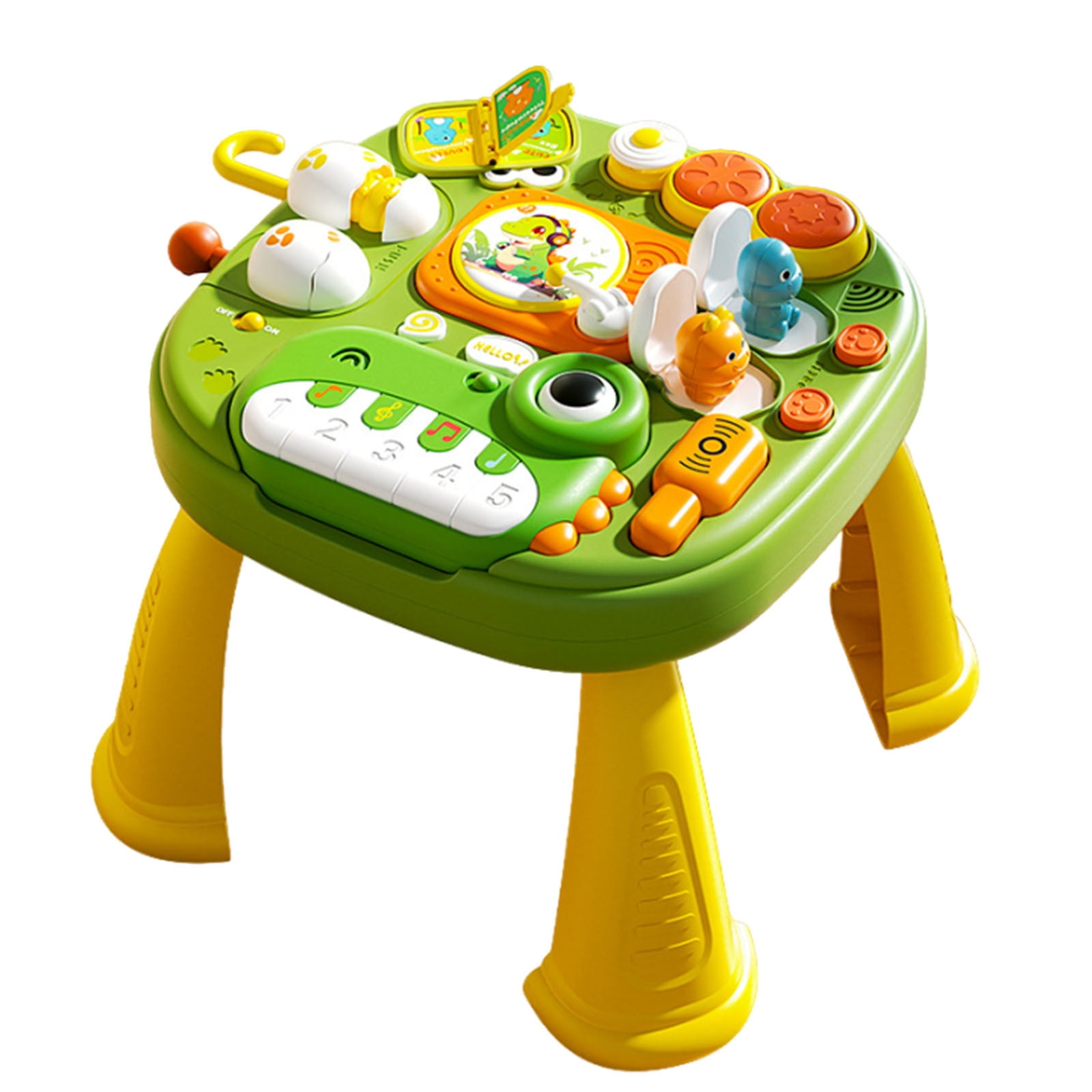 Baby Activity Table Baby Toy Musical Learning Table Dinosaur Baby ...