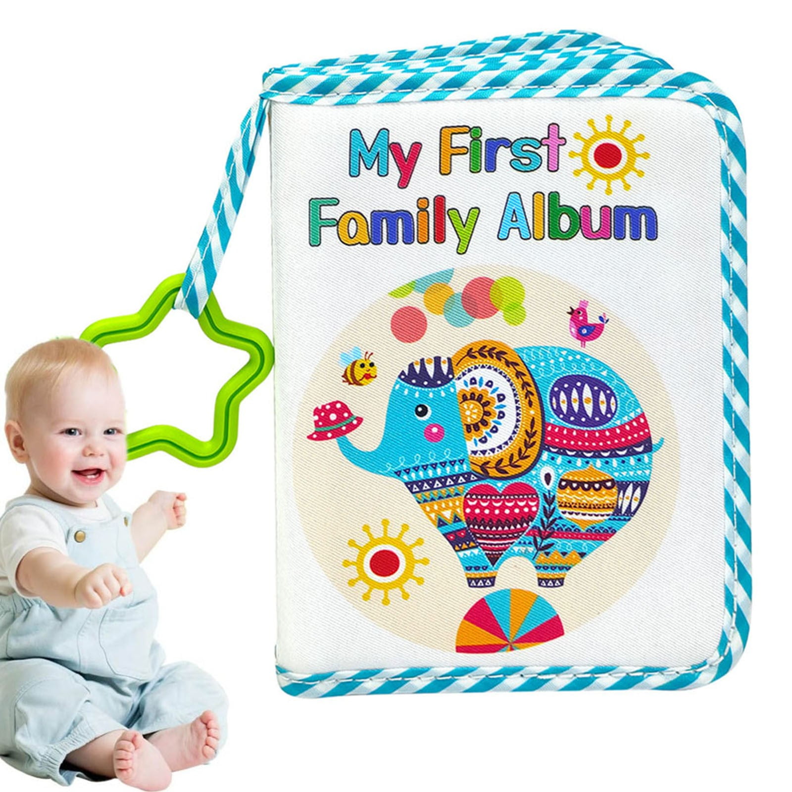 Baby Album Present Baby Cloth Photo Book Baby Growth Record Album Photo ...