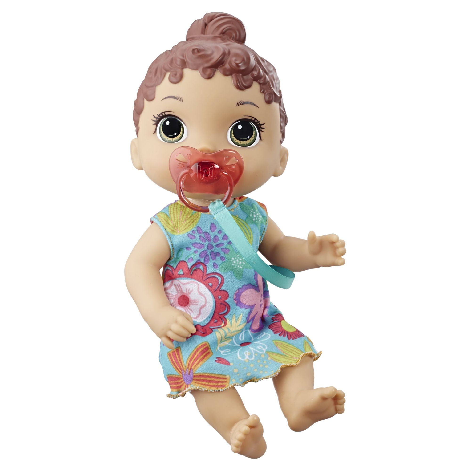Baby Alive: Interactive Lil Sounds 8-Inch Doll with Brown Hair and Eyes ...