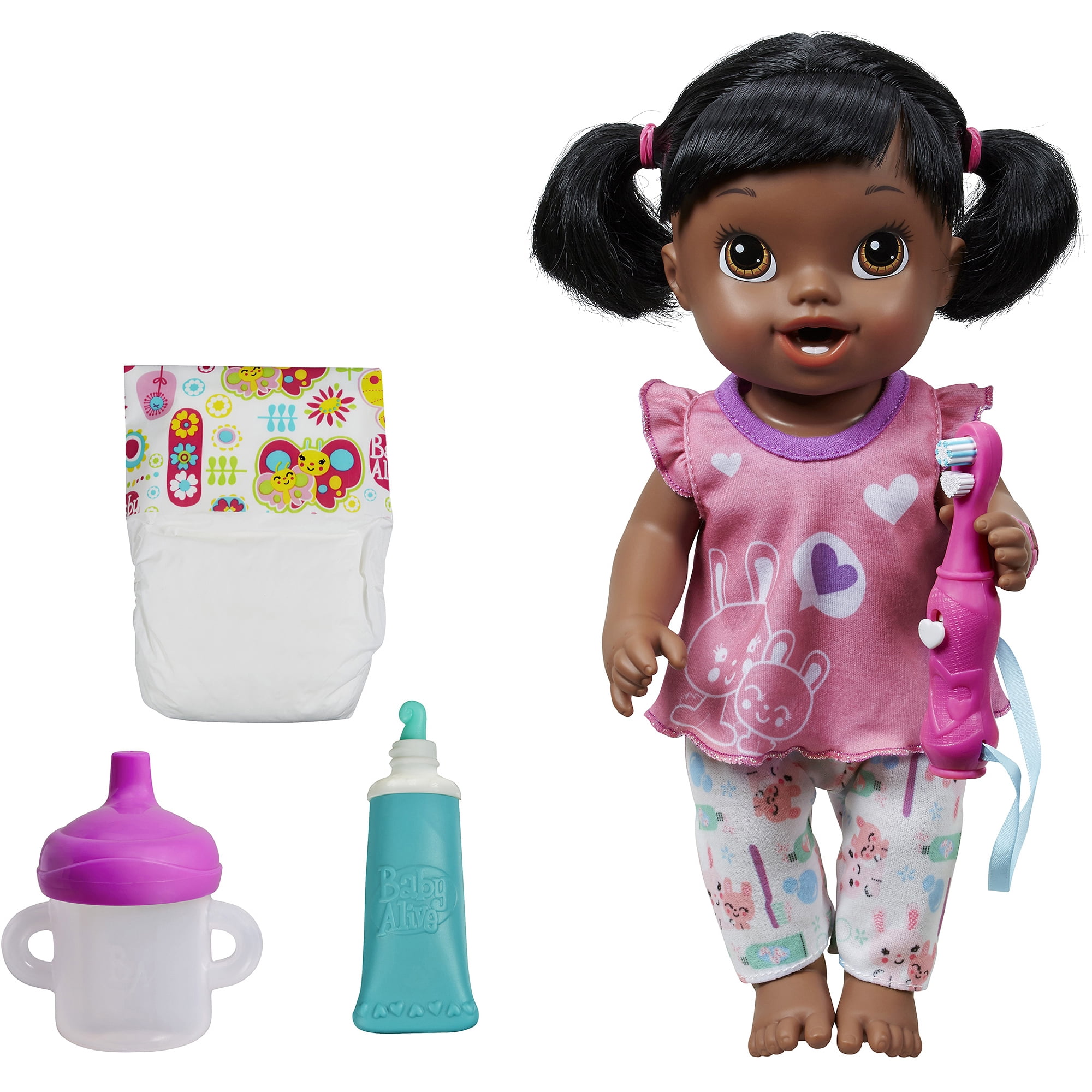 Baby Alive Brushy Brushy Baby Doll - Walmart.com
