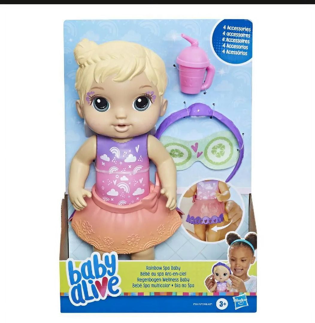Baby Alive Collectible Kids Doll, Plastic Rubber Pink, 10" - Walmart.com