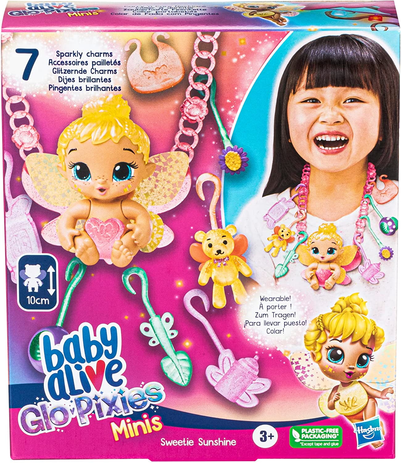Baby Alive Glo Pixies Minis Carry ‘n Care Necklace Sweetie Sunshine ...