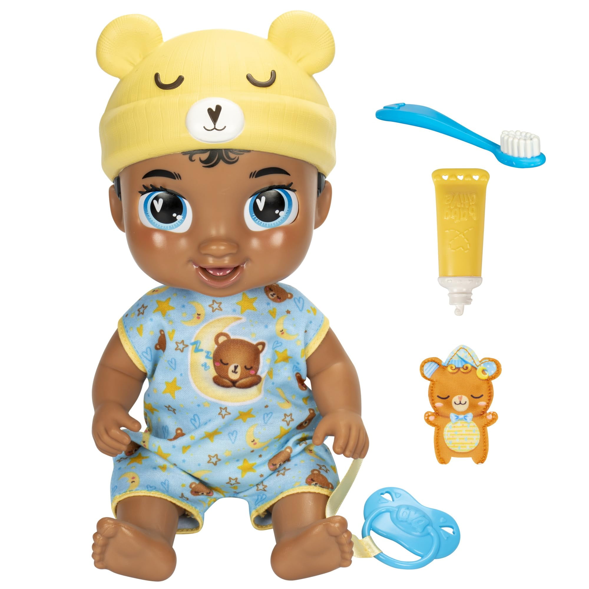 Baby Alive Lil Dreamer OIF8 Snoozer Bear Sleepy Boy Baby Doll Set ...