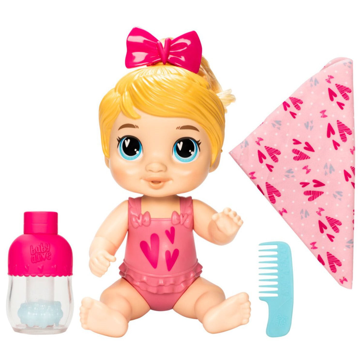 Baby Alive Shampoo Snuggle Harper Hugs Bonde 11-Inch Doll - Walmart.com