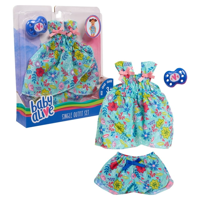 Baby Alive Single Outfit Set, Floral Blouse, Kids Toys for Ages 3 Up ...