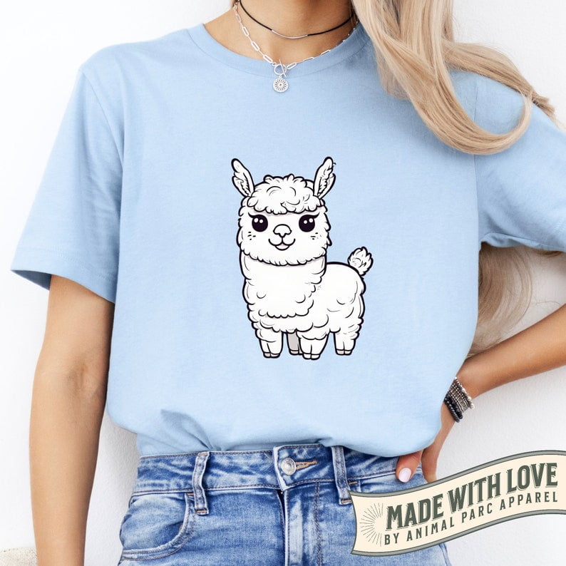 Baby Alpaca T Shirt, Cute Alpaca Shirt, Baby Llama, Cute Llama, Alpaca ...
