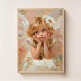 Baby Angel Wall Art – Adorable Child Angel Print, Nursery Digital ...